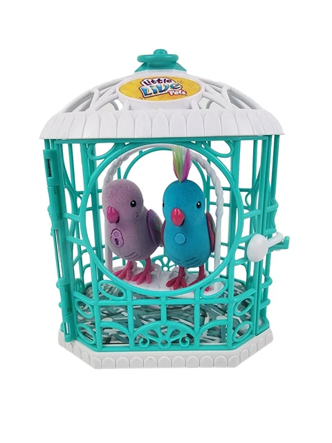 LITTLE LIVE PETS Birds x2 with Cage £18.68 - PicClick UK