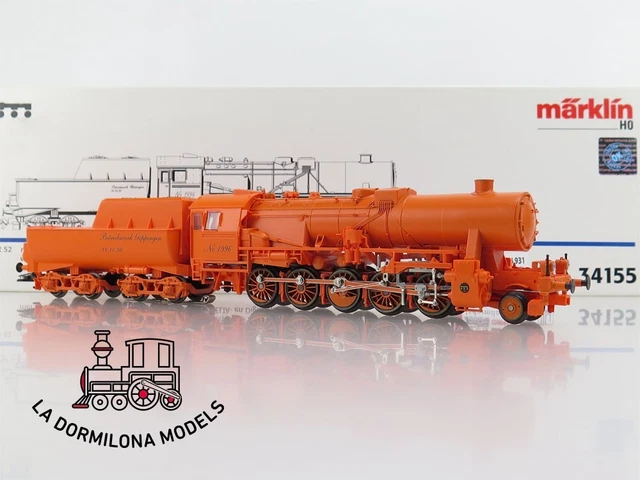 RO687 H0 ~AC DIGITAL MÄRKLIN 34155 steam locomotive BR 52 No 1996 ...