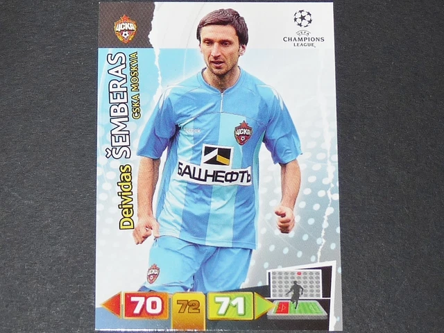 SEMBERAS CSKA MOSCOU Uefa Panini Card Football Champions League 2011 ...