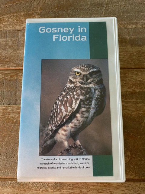 GOSNEY IN FLORIDA VHS Video Birdwatching Birding Everglades Keys & Dry ...