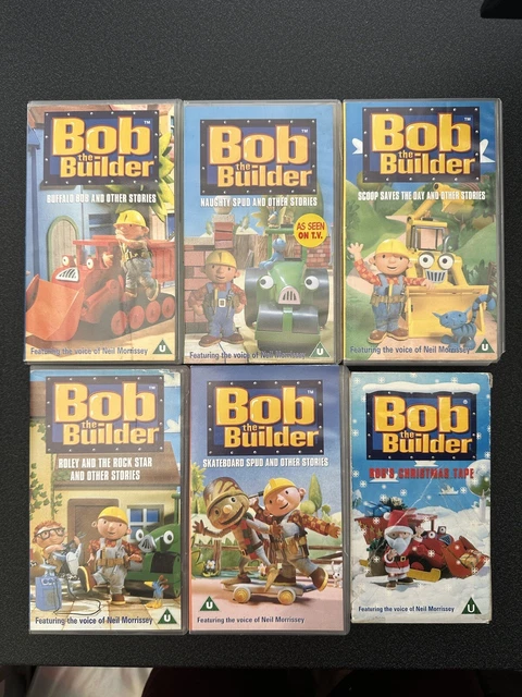 BOB THE BUILDER VHS Bundle x 6 Vintage Hit Entertainment Child’s Video ...