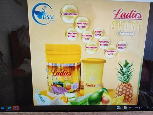 LADIES SHINE ADVANCED Glutathione Best For Dark Knuckles, Anti Aging ...