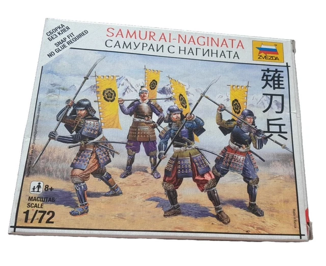 ZVEZDA 1/72 SAMURAI Naginata, ART OF TACTIC EUR 15,00 - PicClick FR