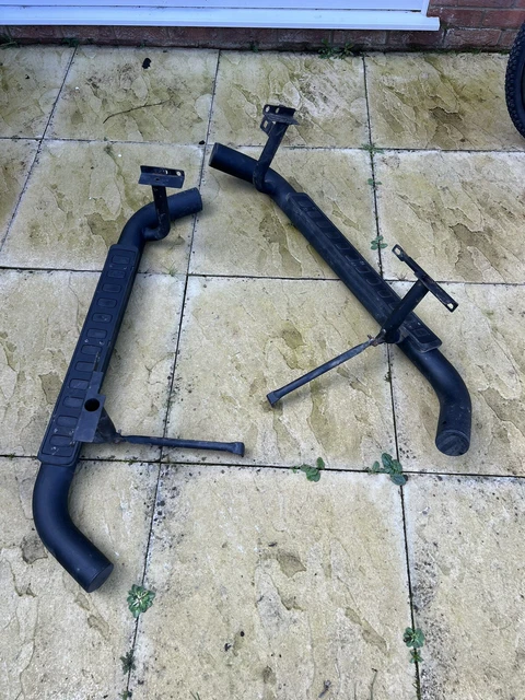 LAND ROVER DEFENDER 90 Side Steps £80.00 - PicClick UK