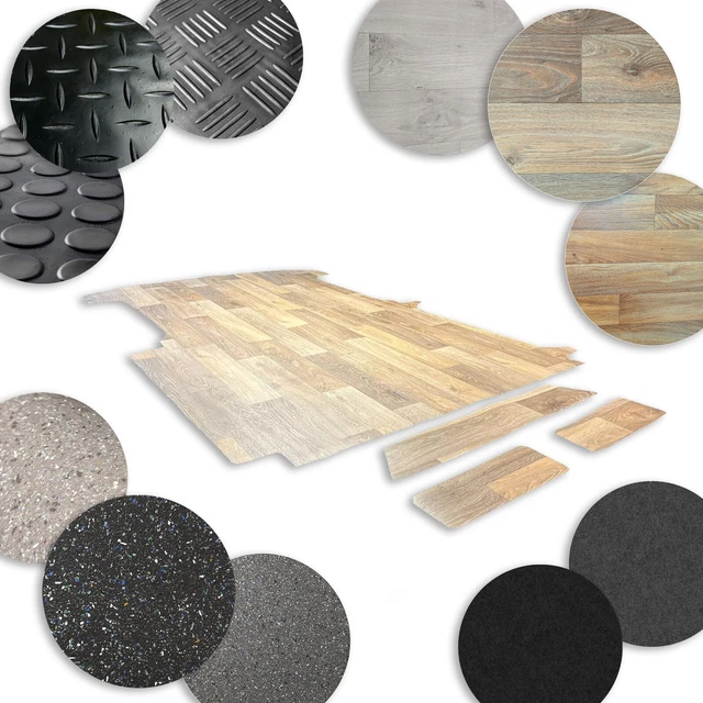 PRE-CUT VW TRANSPORTER T5 & T6 Floors ANY Material & Design Offered ...