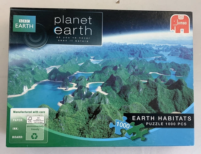 PLANET EARTH - Earth Habitats BBC Puzzle 1000 Pcs Jumbo Puzzel Jigsaw ...