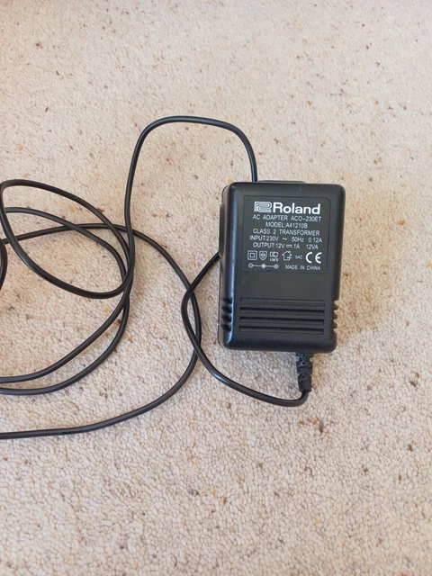 ROLAND KEYBOARD CLASS 2 Transformer Adapter Model A41201B £4.88 ...