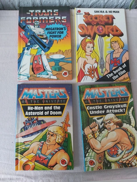 HE-MAN SHE RA Masters Of The Universe Ladybird Books Transformers £9.95 ...