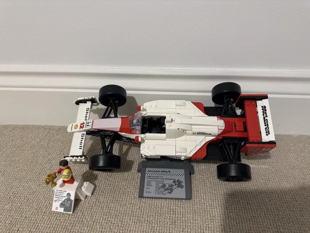 LEGO ICONS: MCLAREN Mp4/4 & Ayrton Senna (10330) - Built - Complete £1. ...