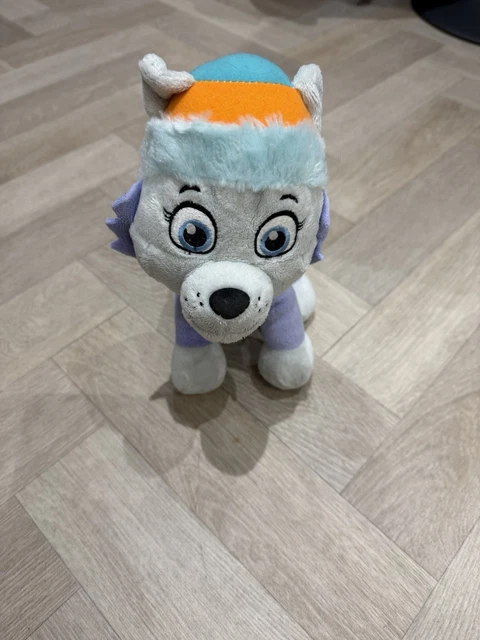 PAW PATROL EVEREST Plush Soft Toy Dog Husky Nickelodeon 12" - 13 ...