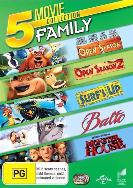 5 MOVIE COLLECTION Family Pack (DVD, Brand new Sealed £8.14 - PicClick UK