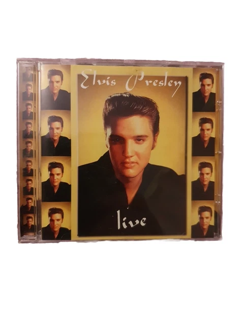 ELVIS PRESLEY- 'ELVIS PRESLEY LIVE' CD 1999 rock pop rock n' roll CD ...