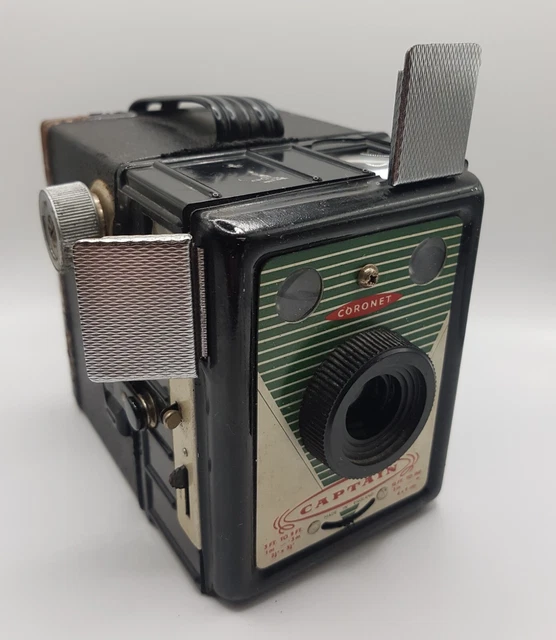 CORONET CAPTAIN VINTAGE Box Camera - Made in England £7.50 - PicClick UK