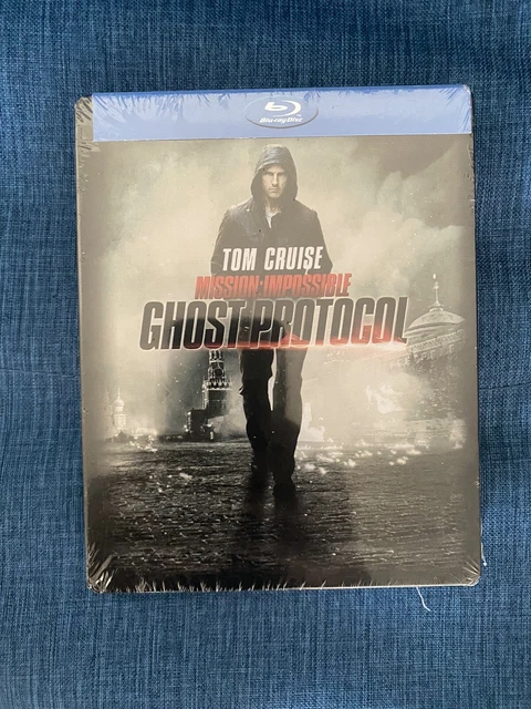 MISSION: IMPOSSIBLE GHOST Protocol Blu-ray Steelbook Tom Cruise 2013 ...