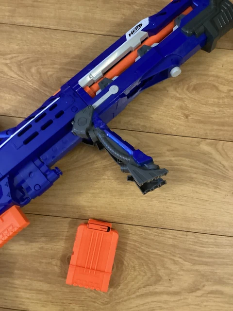 NERF N-STRIKE ELITE Longshot CS-6 Sniper Rifle - 2 x 6 Clip Magazines ...