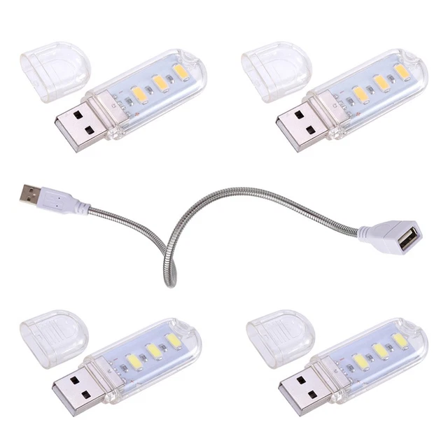 5 PCS LAPTOP Keyboard Light Computer Lamp Usb Night Lights Portable ...