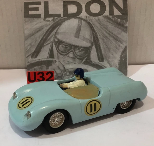 SLOT CAR ELDON 3870 Lotus 23 #11 Blu Decorazione Artigianale EUR 68,80 ...