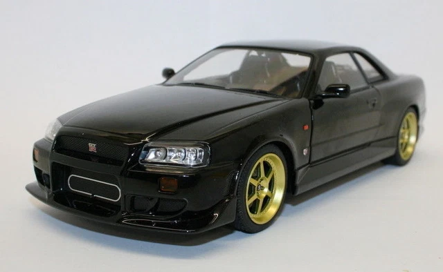 GREENLIGHT 1/18 DIECAST Model Car 19030 - 1999 Nissan Skyline GT-R R34 - Black £99.99 - PicClick UK