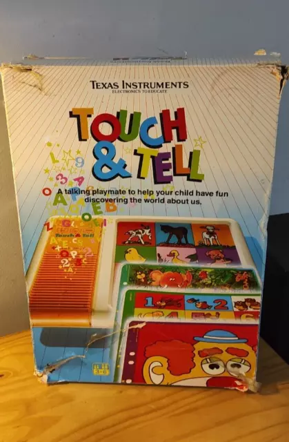 *FOR SPARES* TEXAS Instruments Touch & Tell Rare Vintage Electronic Toy ...