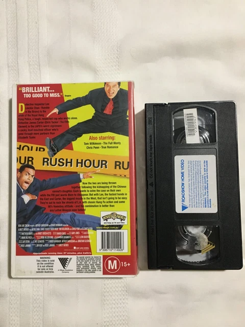 RUSH HOUR - VHS 1st Gen. in Original Big Box Ex-Rental, Jackie Chan £9. ...