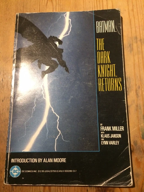 BATMAN; THE DARK Knight Returns Book One DC Comics Inc C1986 EUR 11,73 ...