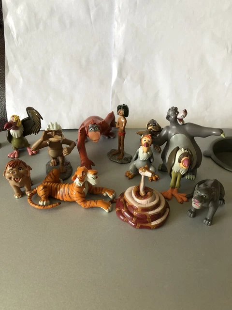 DISNEY JUNGLE BOOK Figure Bundle 12 Figures £29.99 - PicClick UK