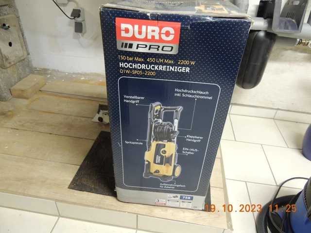 DURO PRO HOCHDRUCKREINIGER 2200 W 150bar Original Verpackt NEU EUR 85 ...