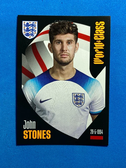 FIGURINE PANINI STICKER World Class 2024 n.272 John Stones (England) 🟡🟡 ...