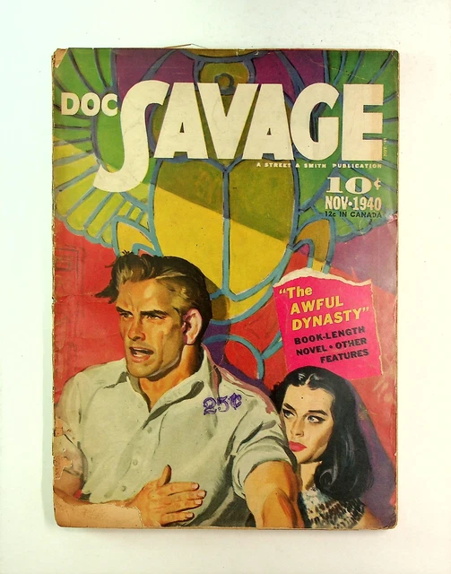 DOC SAVAGE PULP Nov 1940 Vol. 16 #3 GD- 1.8 EUR 32,94 - PicClick FR