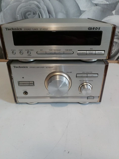 TECHNICS AMPLIFIER AND Stereo Tuner St-hd501 Se-hd501 Integrated Read ...