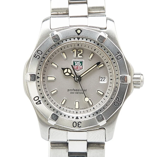 MONTRE TAG HEUER 2000 Series Wk1312 Quartz Cadran Gris Acier Inoxydable ...