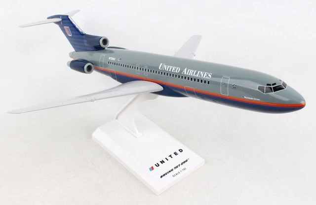 SKYMARKS 250 UNITED Airlines Boeing 727-200 90s Livery 1/150 Scale ...