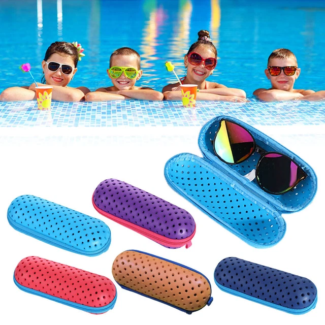 HOLLOW SWIMMING GOGGLES Storage Box Glasses Protective Case Swim ...