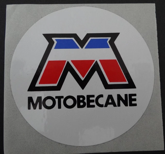 PROMOTIONAL STICKERS MOTOBECANE Logo Mobylette 70er Mofa Velo Moped ...