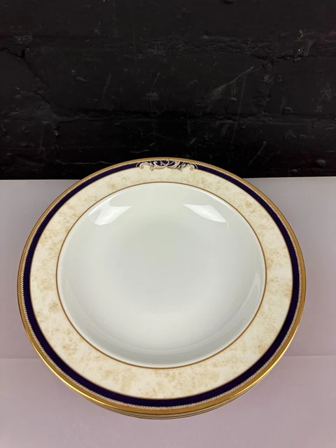 WEDGWOOD CORNUCOPIA RIMMED Soup / Pasta Bowls 8" Wide Set of 4 £79.99 ...