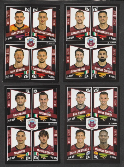 4 FIGURINE STICKERS Calciatori Panini 2022-23 Squadra Completa Cittadella EUR 1,49 - PicClick IT