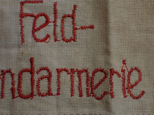 ORIGINAL WW2 GERMAN Field Police Feld-Gedarmerie Army Band For Tunic £1 ...