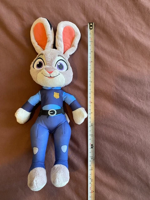 DISNEY TOMY ZOOTROPOLIS Police Rabbit Judy Hopps Talking Plush Soft Toy ...