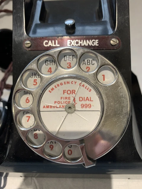 ORIGINAL BAKELITE Telephone Vintage Retro Dial Landline £78.70 ...