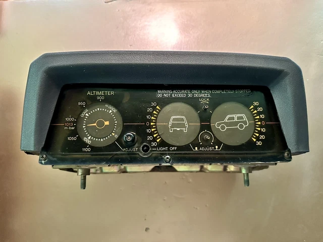 TOYOTA LAND CRUISER 70 Series 4Runner Altimeter Inclinometer JDM OEM £ ...
