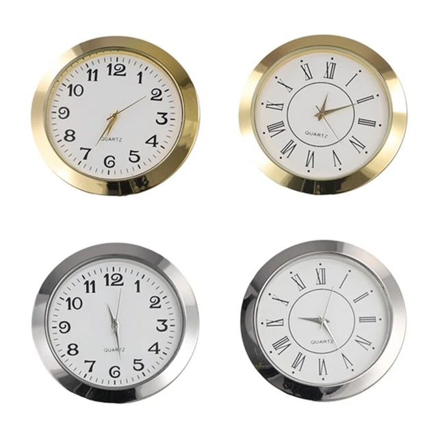 55MM QUARTZ CLOCK Retro and Arabic Numbers Clock Simple Clock ...