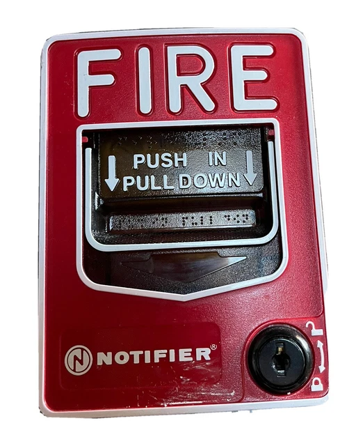 NOTIFIER NBG-12LX FIRE Alarm Dual Action Addressable Pull Station | Pre ...