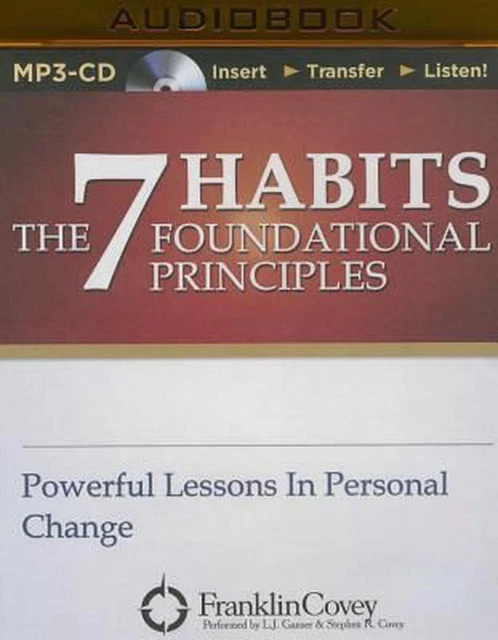 THE 7 HABITS Foundational Principles by Franklin Covey (English) MP3 CD ...