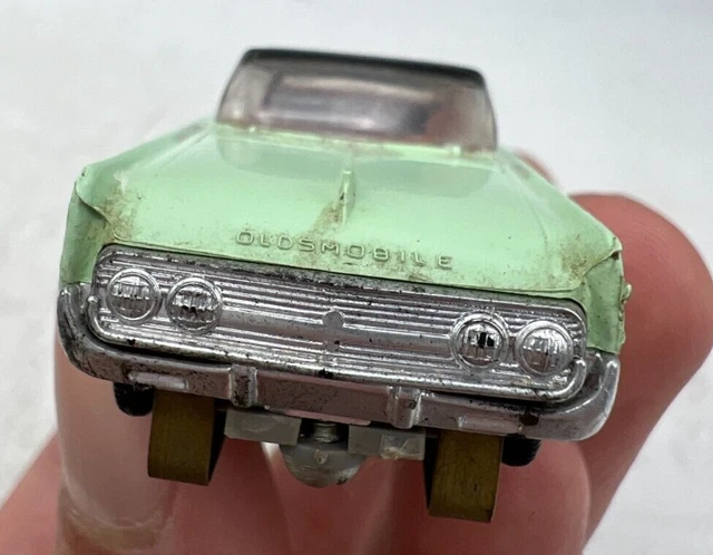 ATLAS 1312 HO Slot Car Light Green Seafoam Mint Oldsmobile Starfire w ...