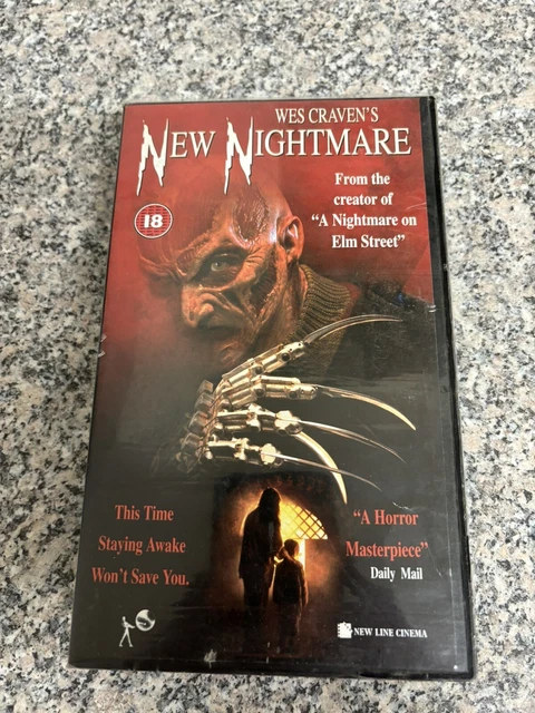 WES CRAVEN'S NEW Nightmare VHS Video Nightmare On Elm Street. Freddy ...