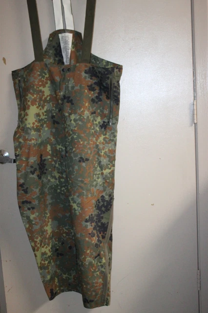 GERMAN ARMY BUNDESWEHR Flecktarn Camo Military Army GTX Pants XL £44.26 ...