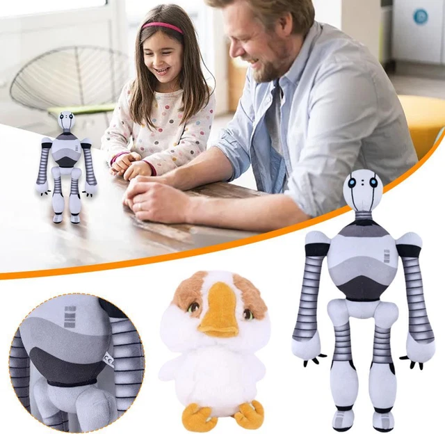 THE WILD ROBOT Roz Figure Plush Doll Anime Movie Collection Toys Doll ...