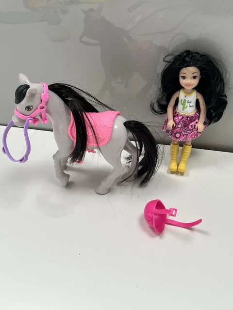 BARBIE CHELSEA DOLL and Horses Ponies Bundle £9.99 - PicClick UK
