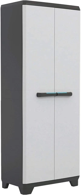 KETER LINEAR UTILITY Gartenschrank Aus Kunststoff, Besenschrank ...
