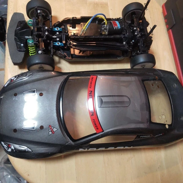 TAMIYA TT-02 CHASSIS R35 Body Rash Tires 2WD Drift Used £155.92 ...